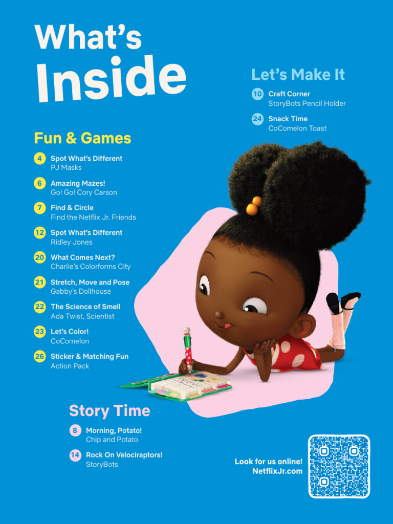 Netflix Jr. Magazine Activities Guide | PDF