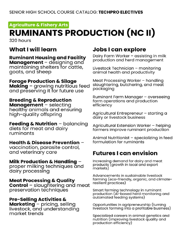 Ruminants Production | PDF