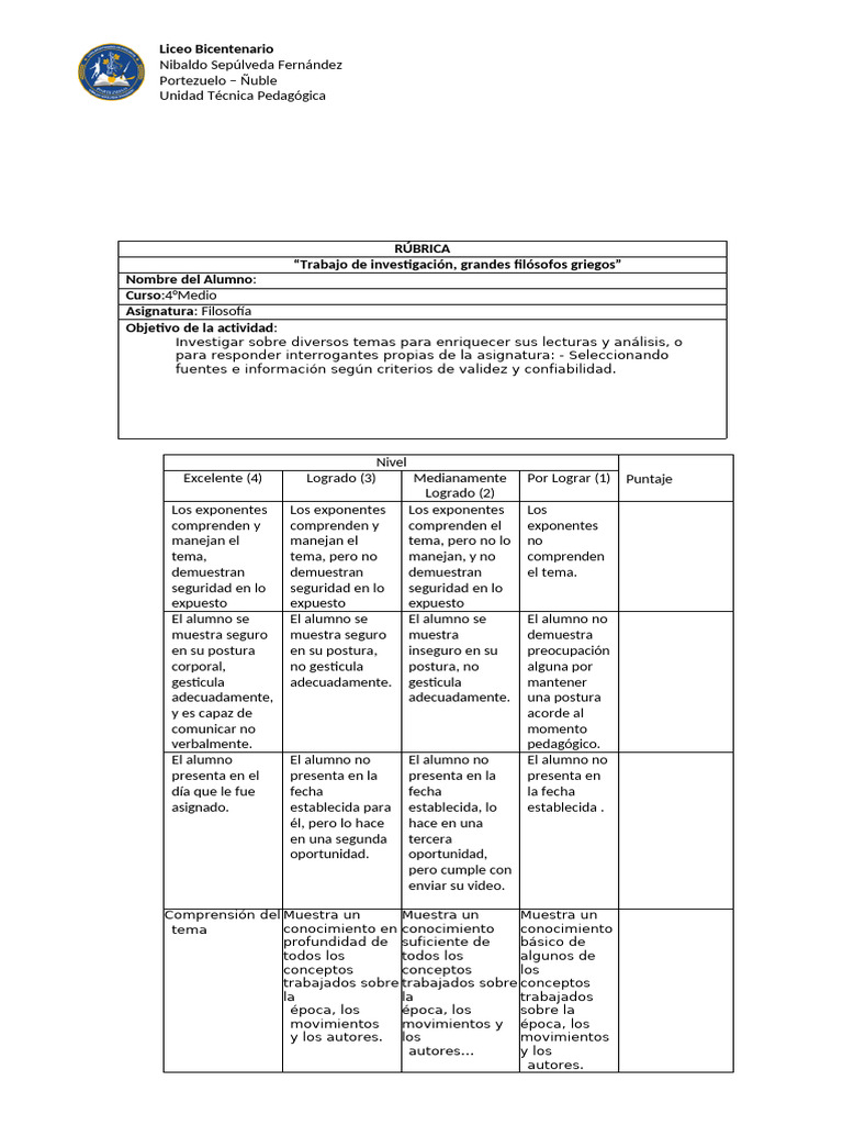 Rãºbrica Grandes Filã Sofos Griegos | PDF
