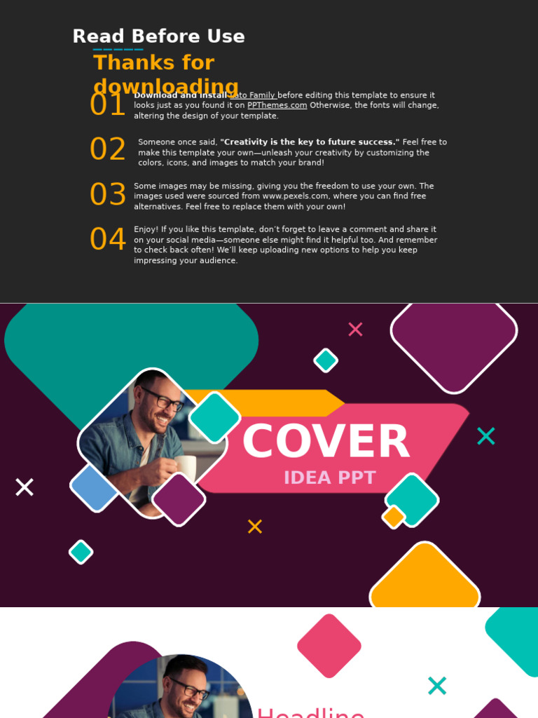 Smooth Shift Morph PowerPoint Template | PDF