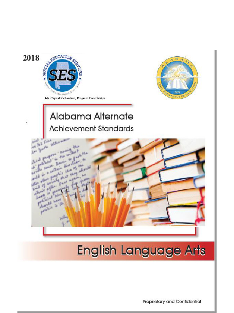 Alabama ELA Alternate Standards Guide | PDF | Reading Comprehension | Noun