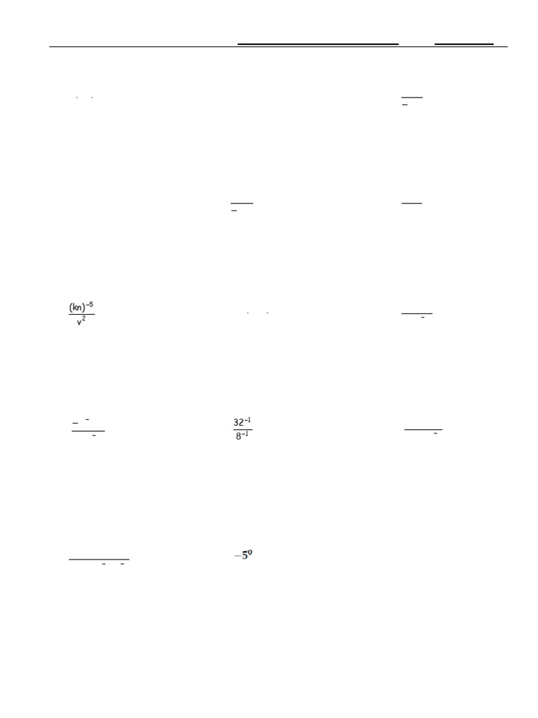 College Algebra Exponent Practice | PDF