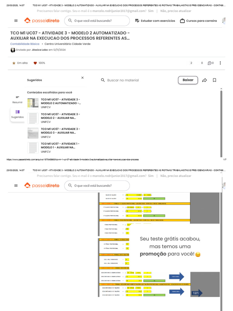 Tco M1 Uc07 - Atividade 3 - Modelo 2 Automatizado - Auxiliar Na Execucao Dos Processos ...