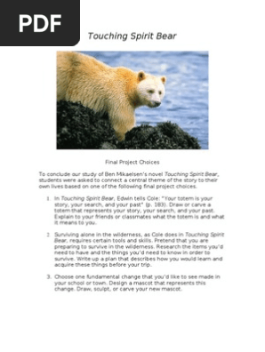 Edwin From Touching Spirit Bear