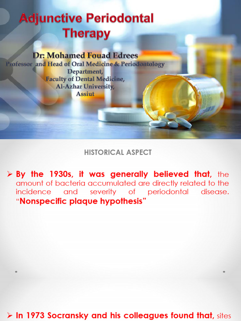 Adjunctive Periodontal Therapy | PDF | Periodontology | Inflammation