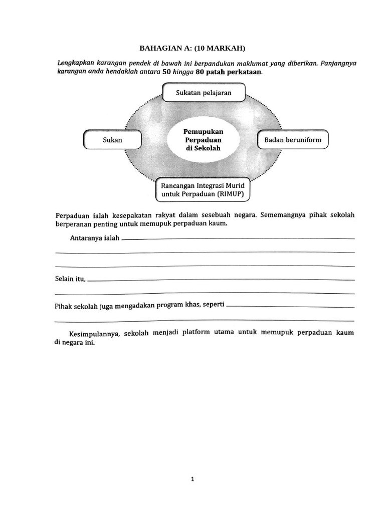 BM Ting 1 Tahun 2022 | PDF