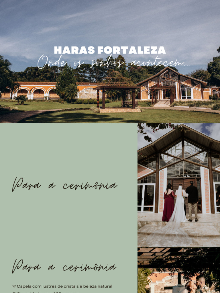 Haras Fortaleza: Espaço para Eventos | PDF