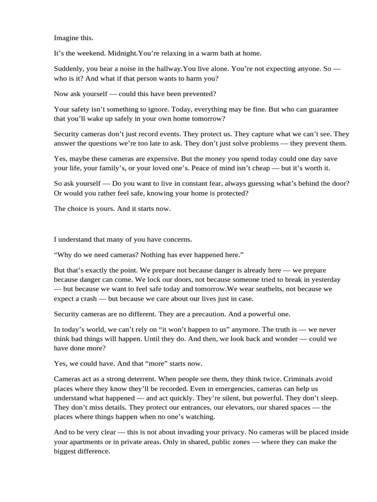 Final Speech (Amangeldi Akniyet& Zhubandykova AIgul) | PDF