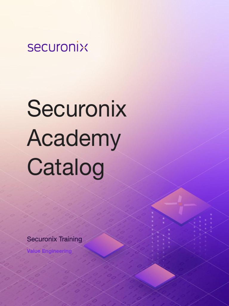 Securonix Academy Overview 120224 | PDF | Computing | Cyberspace