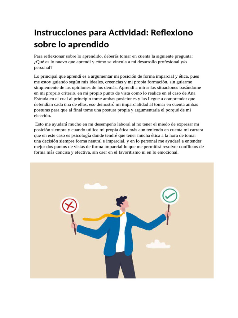 Reflexión Final | PDF