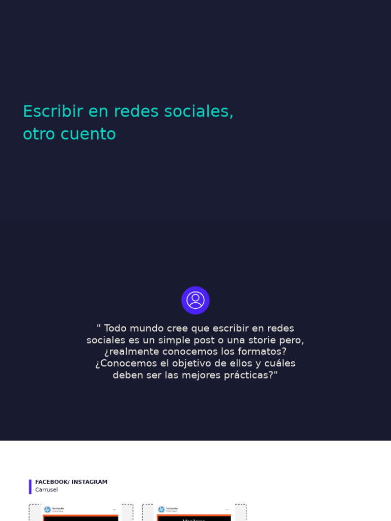 Escribir en Redes Sociales, Otro Cuento | PDF