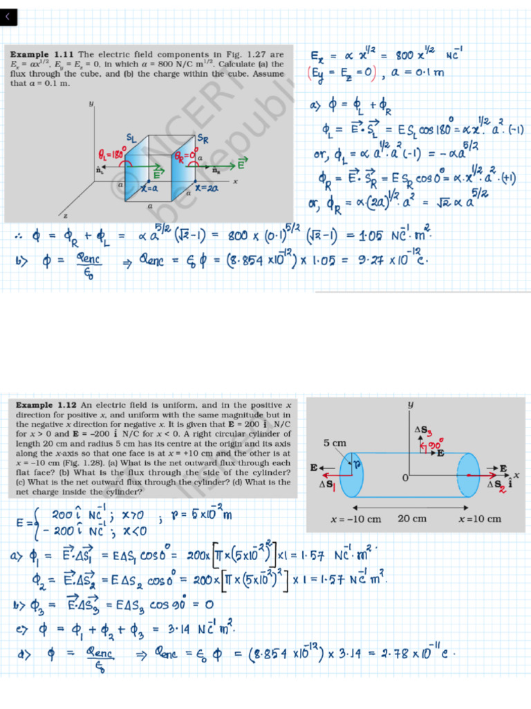 E Due To Charged (Straight Wire, Plane Sheet) | PDF