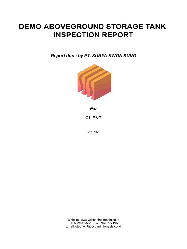 2D-DEMO Aboveground Storage Tank Inspection | PDF | Radius | Geometric ...