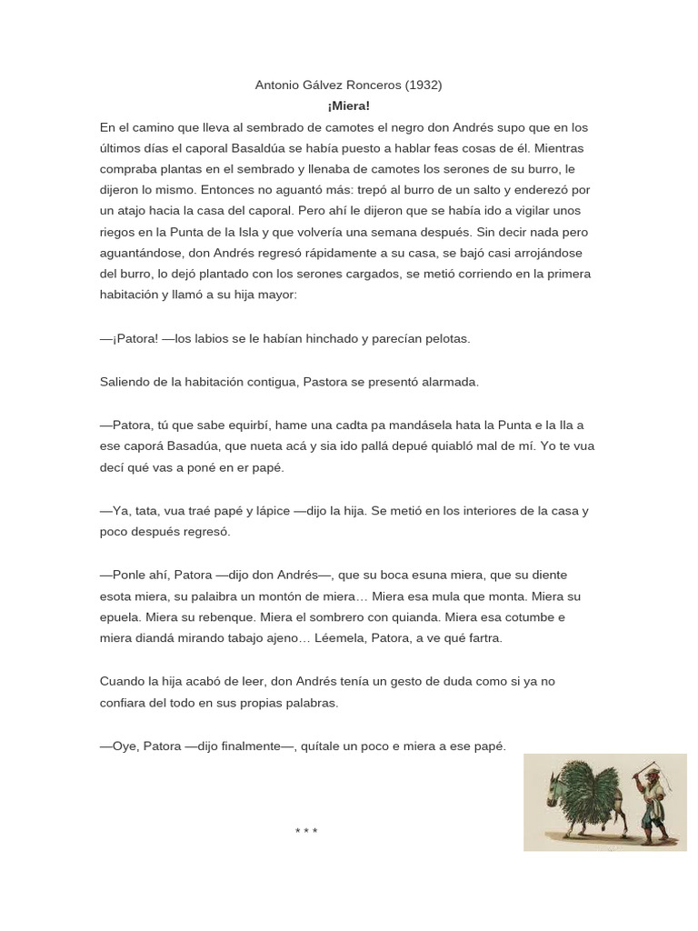 Monólogo desde las tinieblas: Gálvez | PDF | Animales y humanos | Zoología