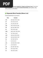 Understanding English Lexical Sets | PDF | Nature