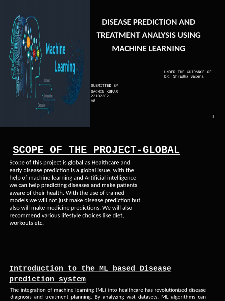 Disease Prediction Using ML | PDF | Machine Learning | Personalized ...