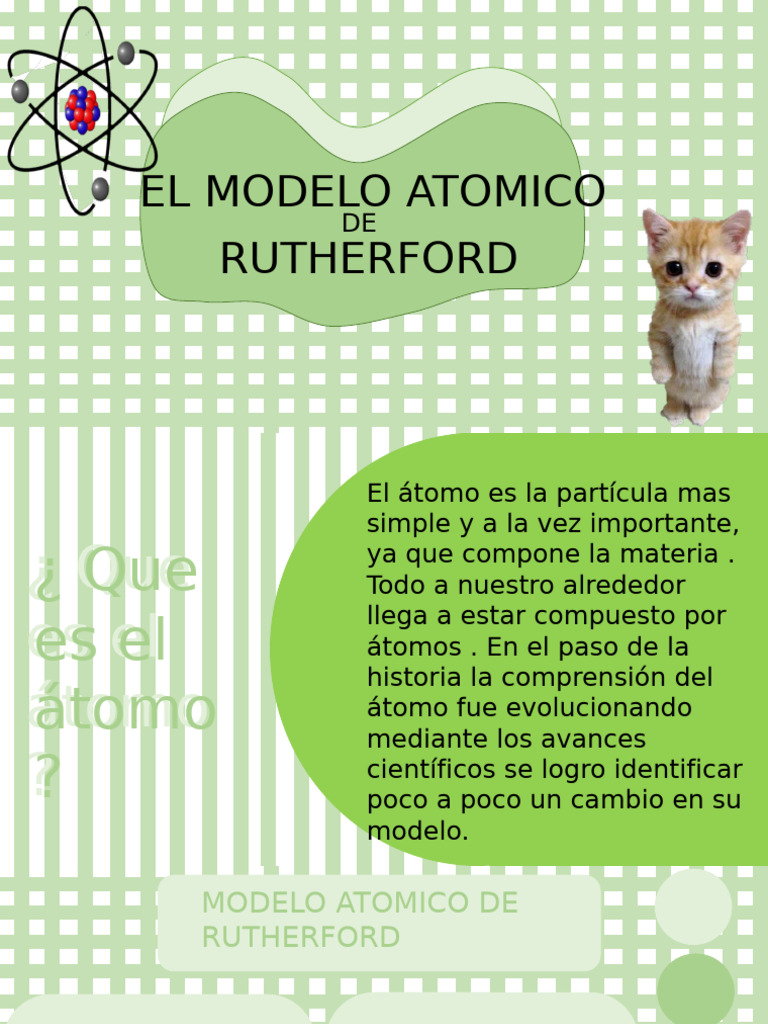 Modelo Atomico de Rutherford | PDF