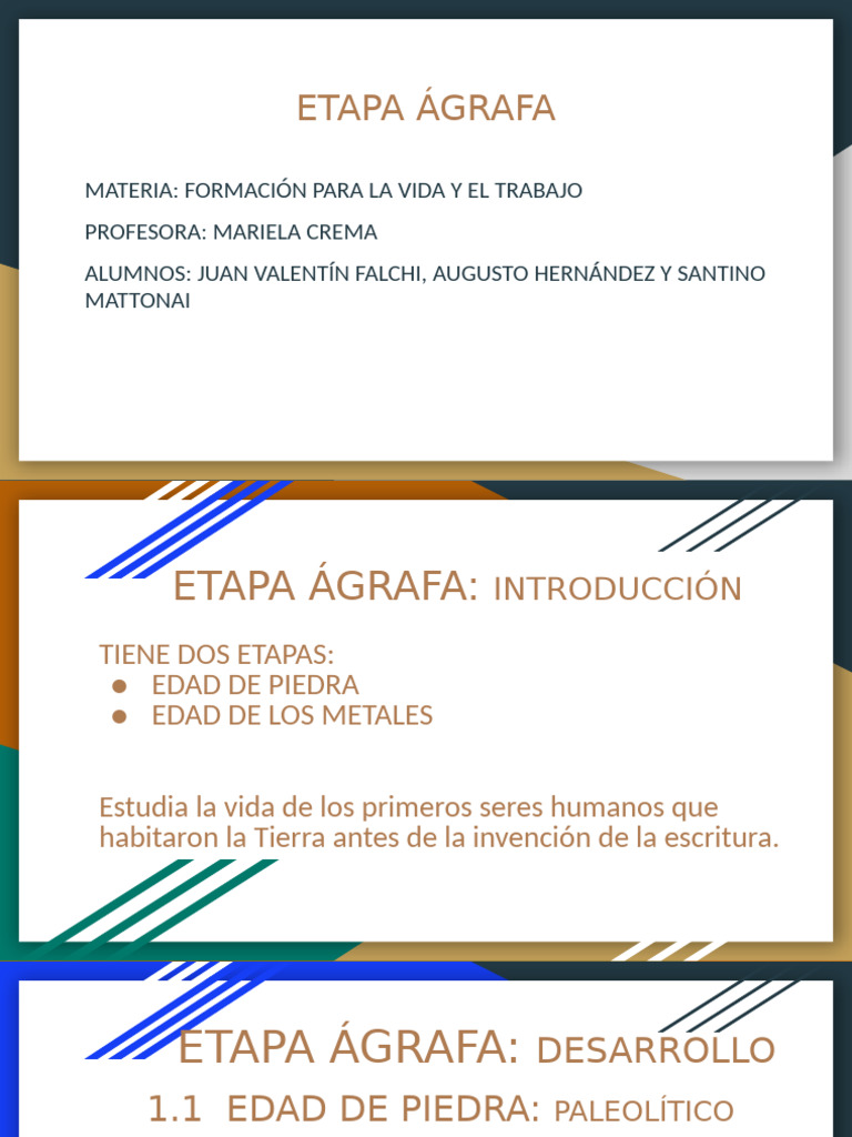 La Etapa Ágrafa en la Historia Humana | PDF | Agricultura | Metalurgia