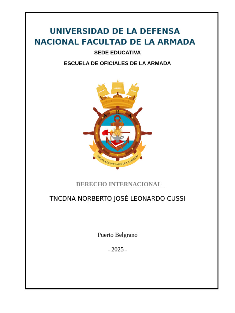 TP Derecho Internacional TN Cussi | PDF | OTAN | Política mundial