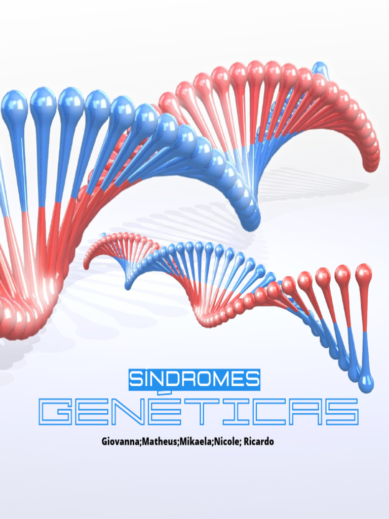 Herança Genética Com DNA Azul e Vermelho | PDF