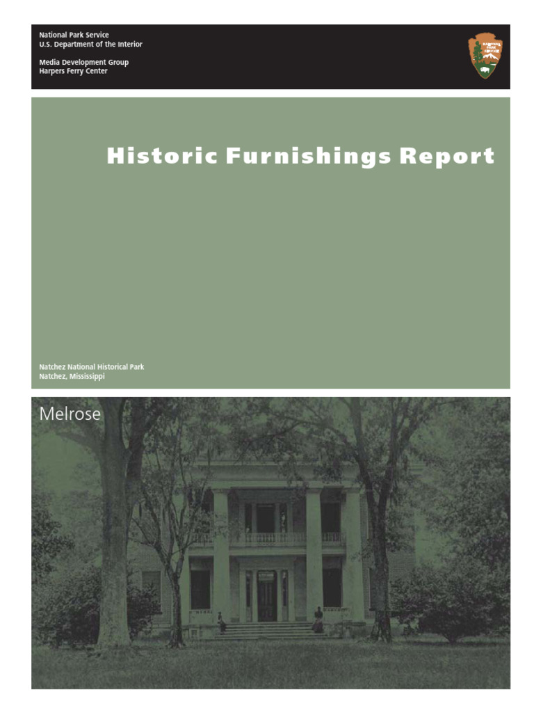 Historic Furnishings of Melrose House | PDF