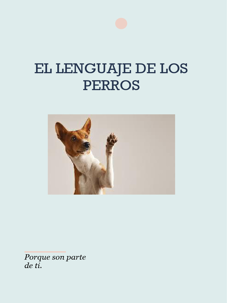 El Lenguaje de Los Perros | PDF | Perros | Las emociones