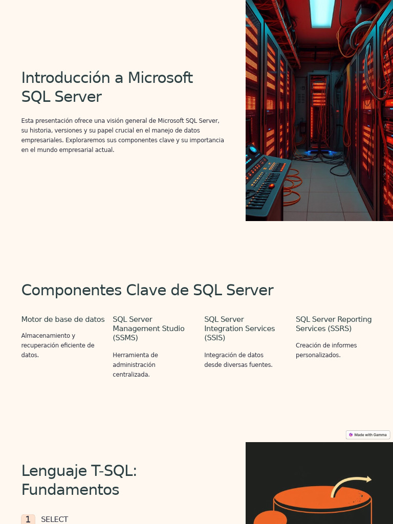 Introduccion-a-Microsoft-SQL-Server | PDF | Servidor SQL de Microsoft | SQL