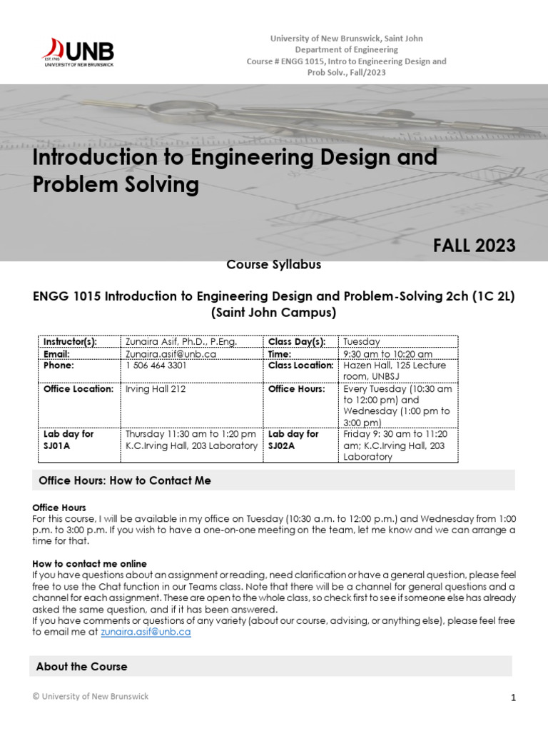 ENGG201015-syllabus-(Theory202bLAb) | PDF | Engineering | Knowledge