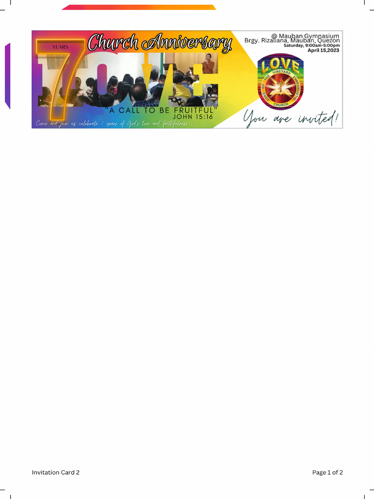 Invitation Card 2 | PDF