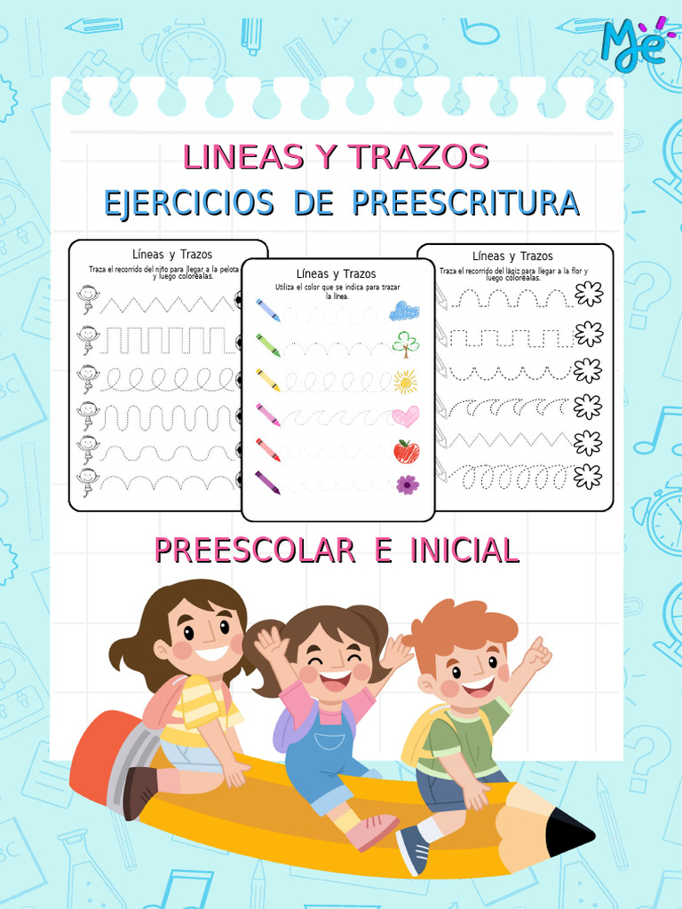 Ejercicios de Lineas y Trazos Caligrafia | PDF