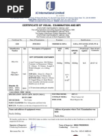 Scuba Cylinder Visual Inspection Form | PDF