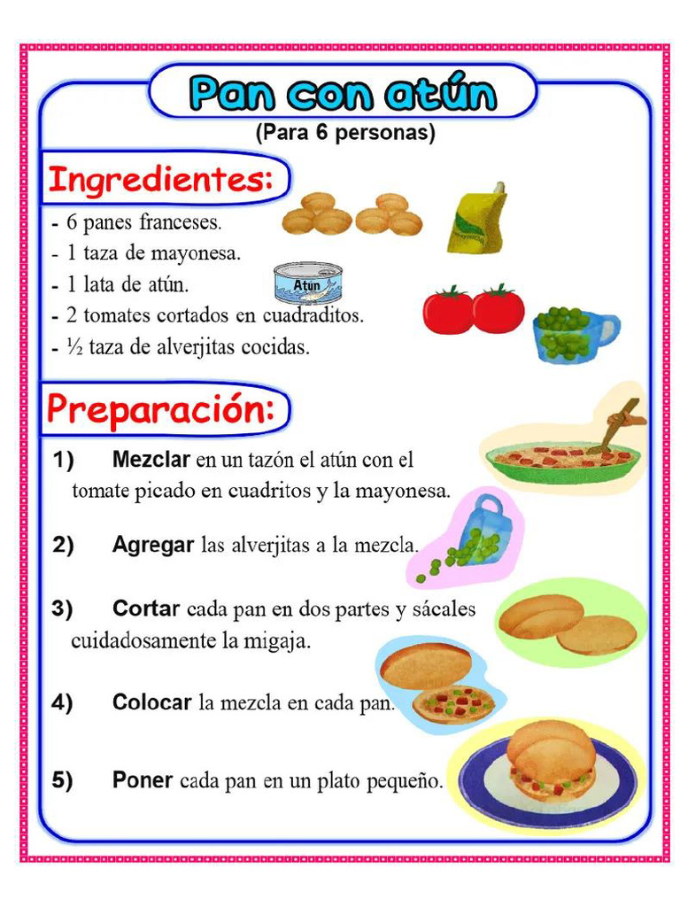 Instructivo de Pan Con Atun - 2025 | PDF