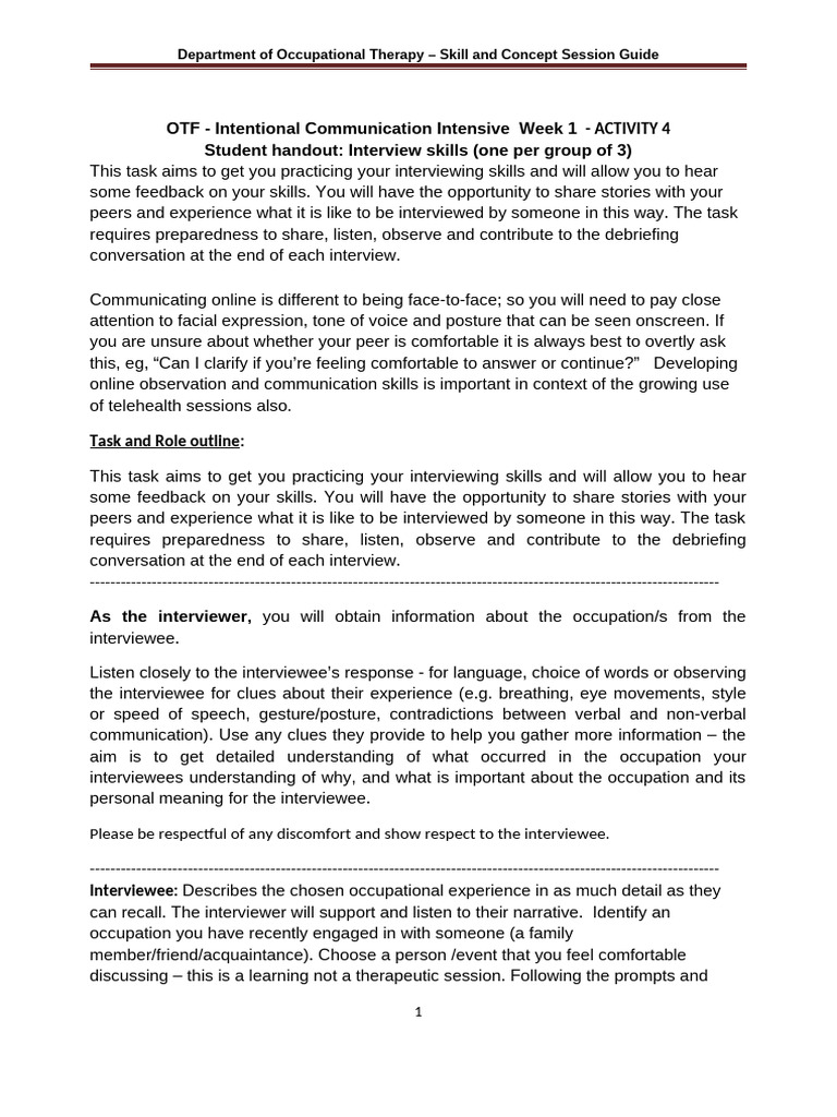 Enhancing Intentional Communication Skills | PDF | Nonverbal ...