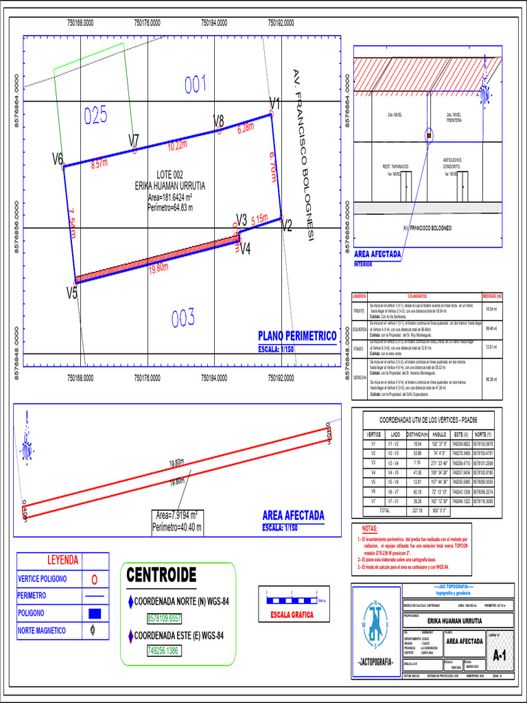 Area Afectada Lote Condorito | PDF | Datos | Navegación