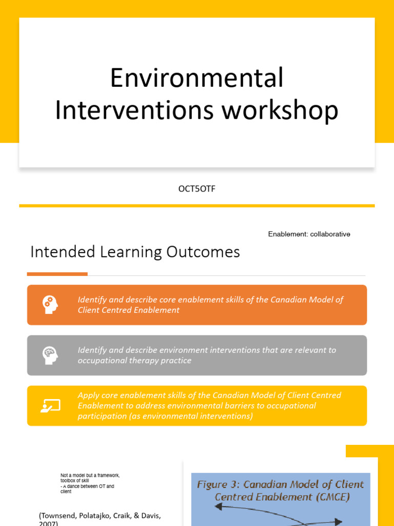 Environmental Interventions TUTOR Workshop Slides 2025 | PDF ...
