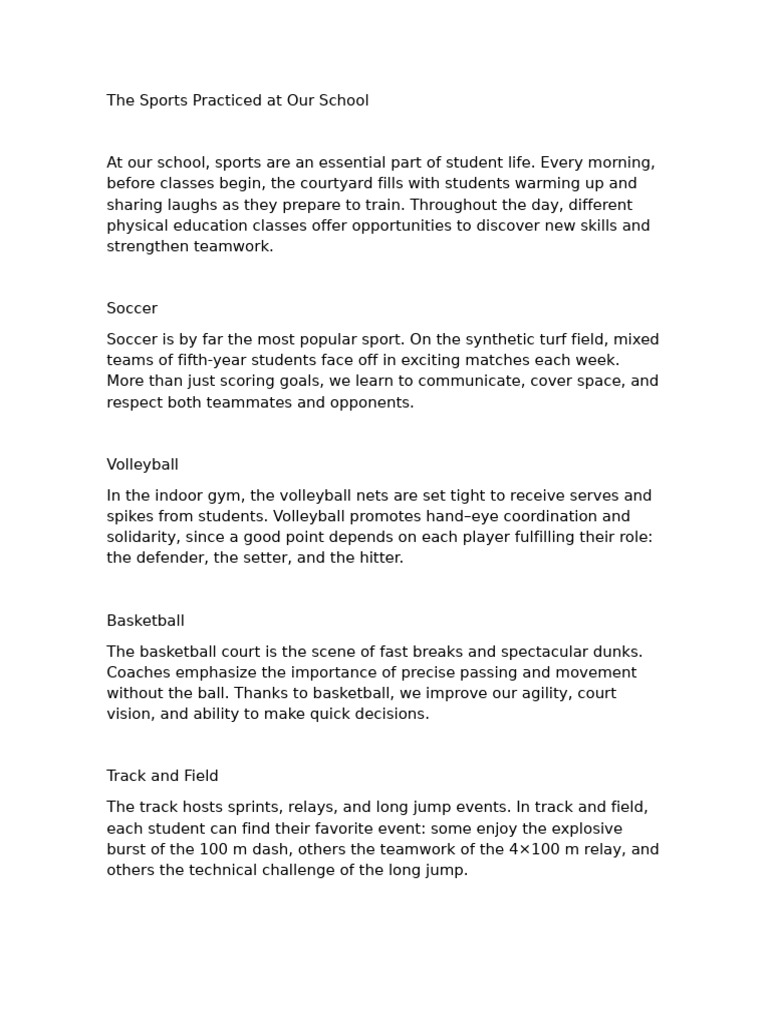 Sports | PDF