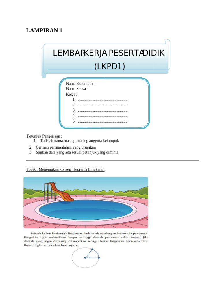 LAMPIRAN 1 LKPD | PDF