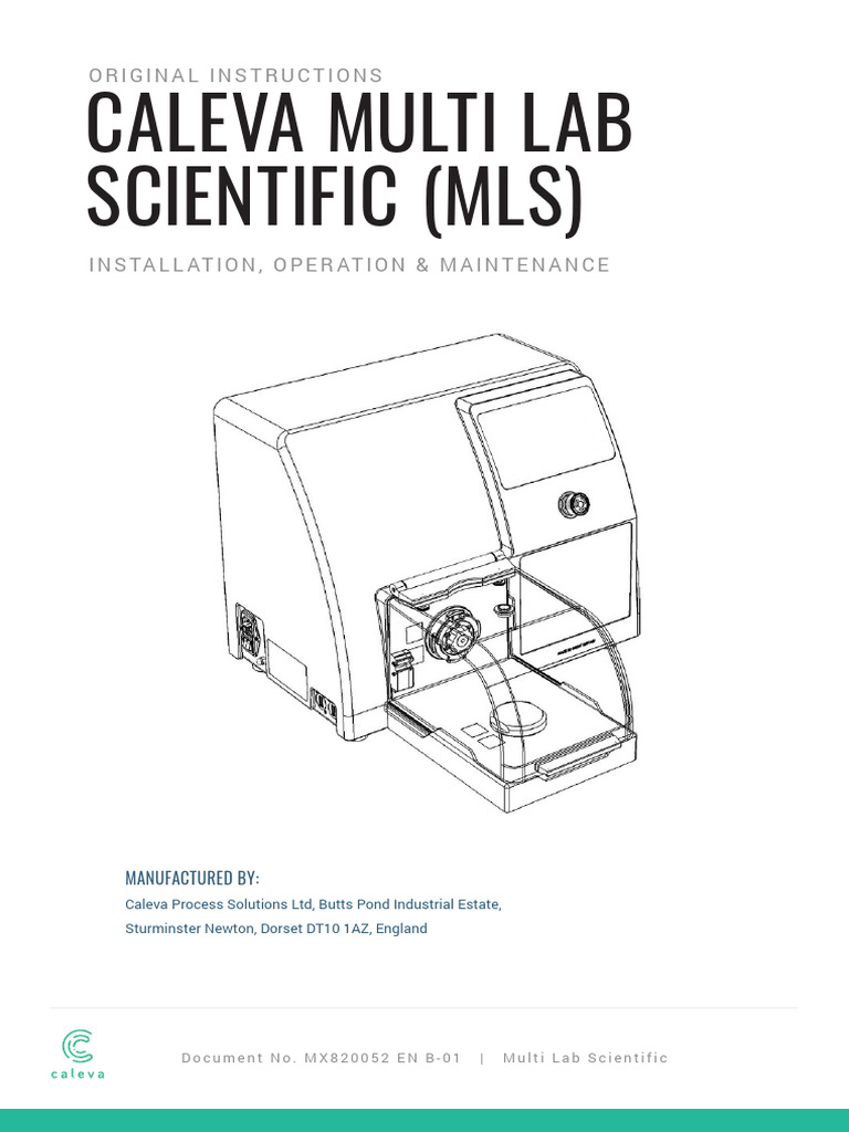 MLS Operations Manual EN B01 | PDF | Hazards | Risk Assessment
