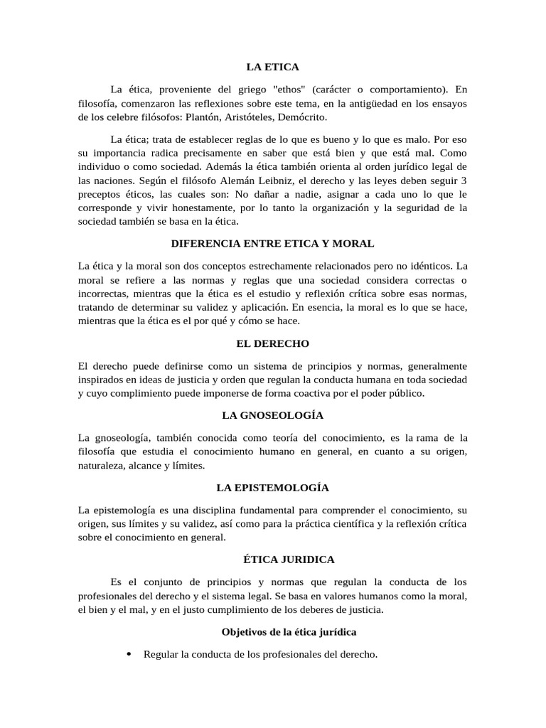 Deontologia Juridica | PDF | Moralidad | Conocimiento