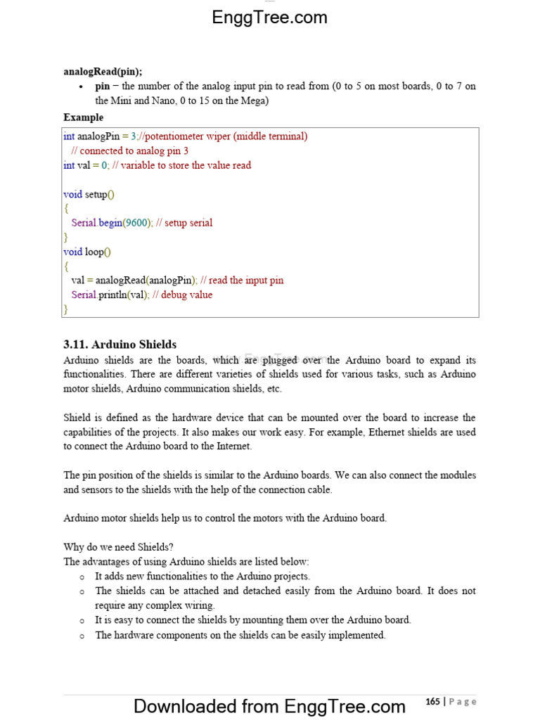 CS3691 Embedded Systems and IoT Lecture Notes 1 | PDF | Computer ...