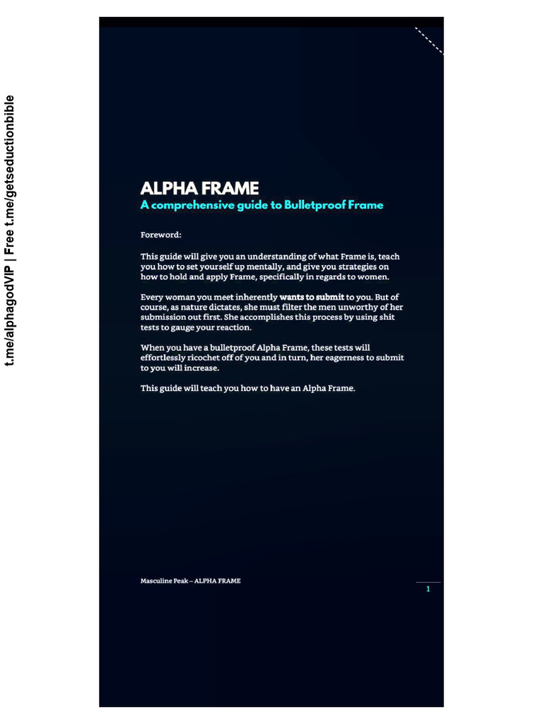 Alpha Frame | PDF