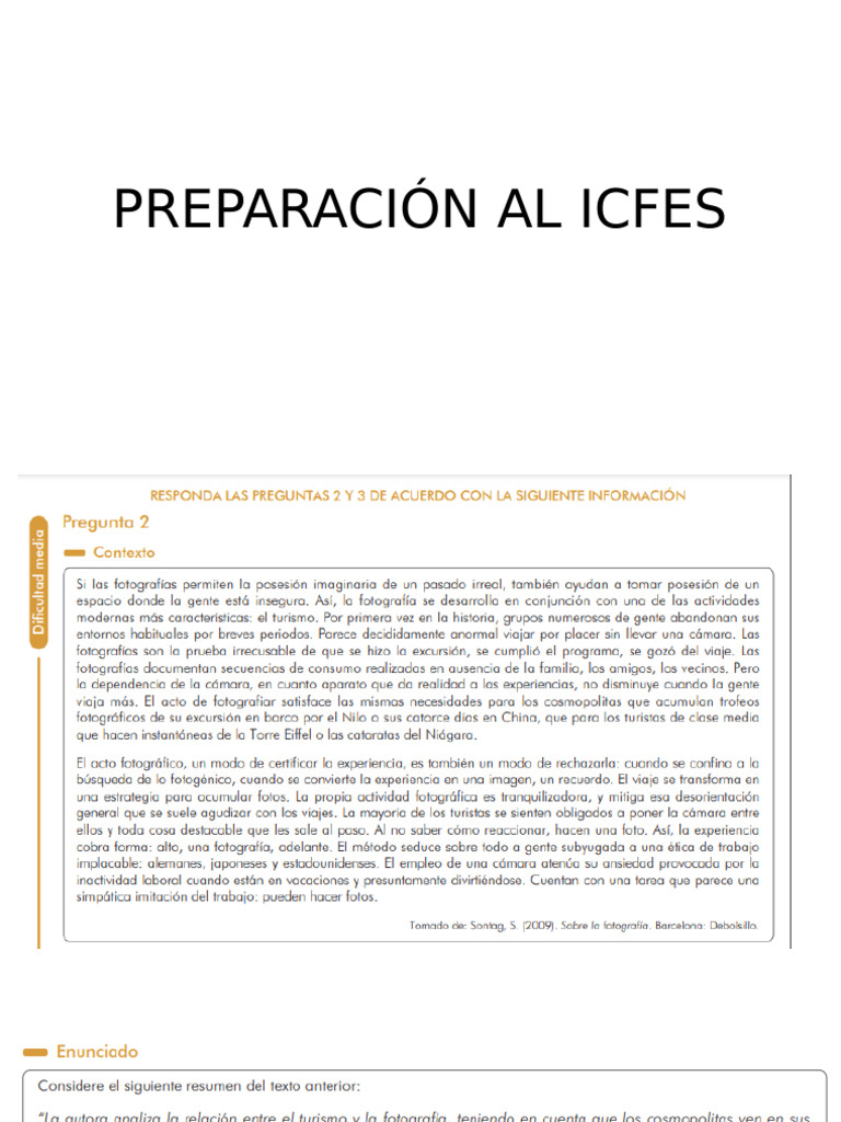 Preparación Al Icfes | PDF