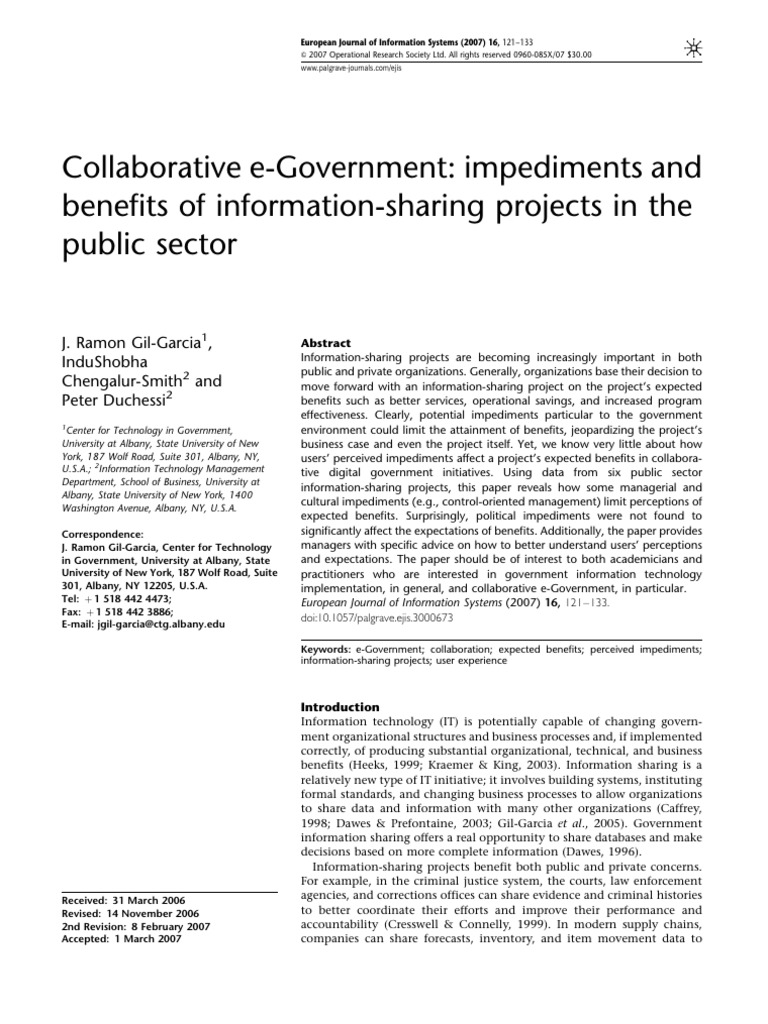 915 - Collobartive E Government | PDF