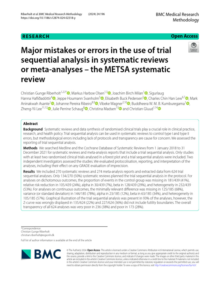 s12874-024-02318-y | PDF | Systematic Review | Meta Analysis