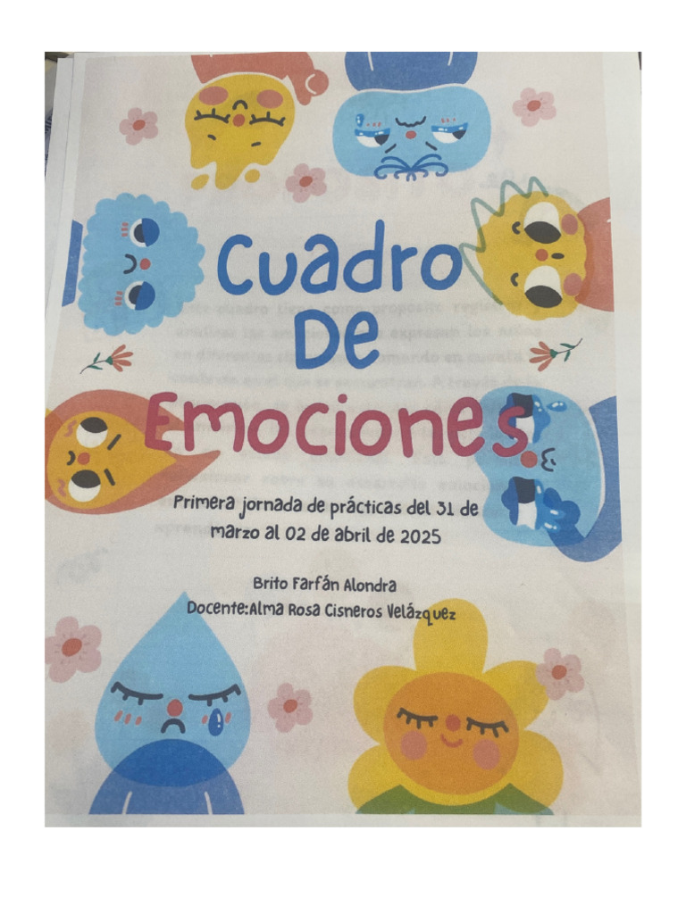 Cuadro de emociones. | PDF