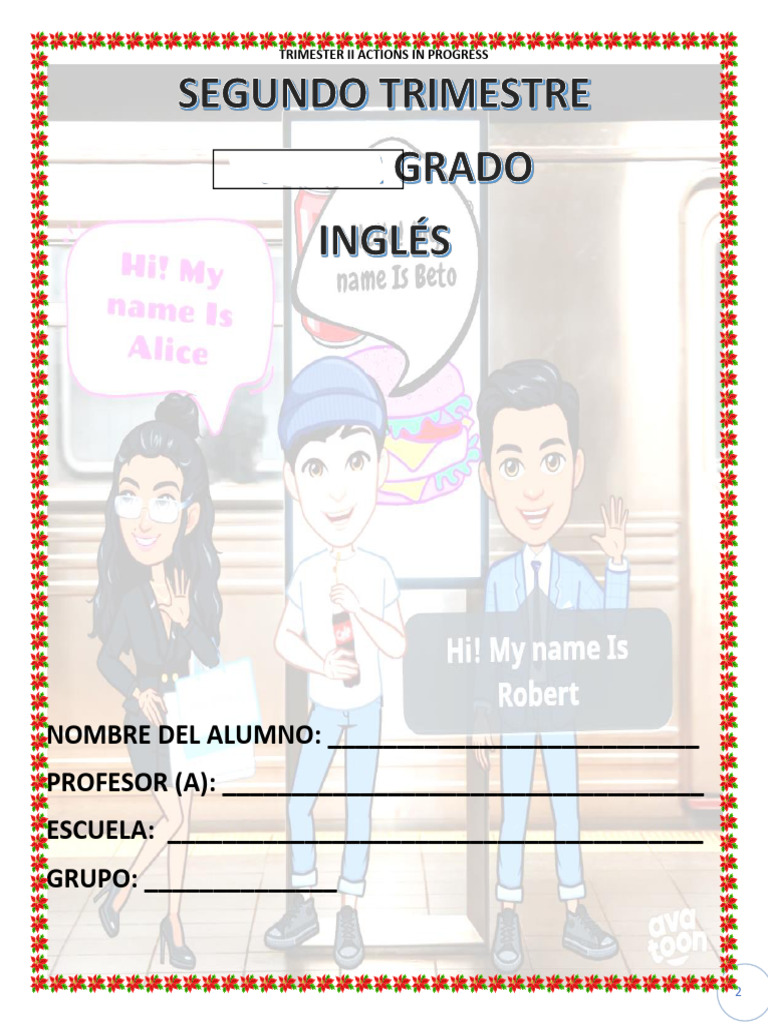 Ingles 2 Segundo Trimestre | PDF | Plural