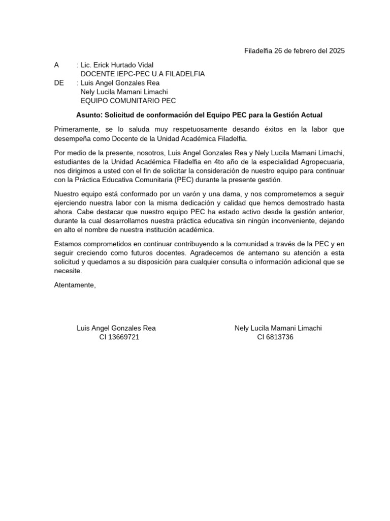 NOTA PEC 2025 Lic. Erick | PDF