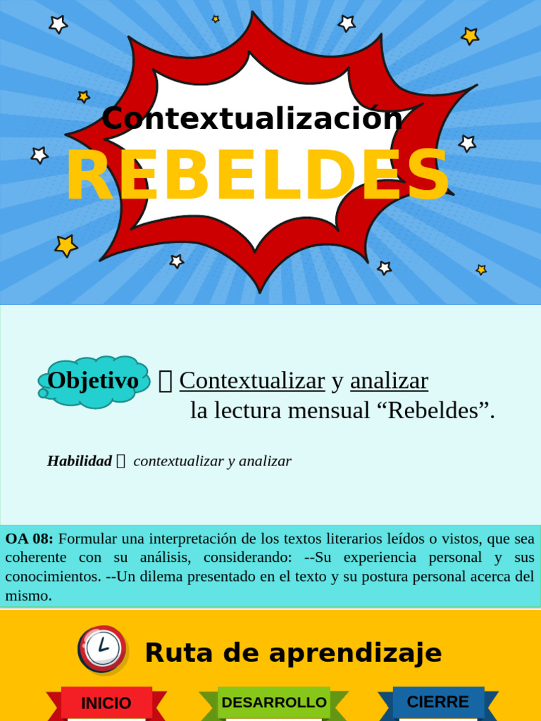 Clase N°1 (Contextualización Libro Rebeldes) | PDF