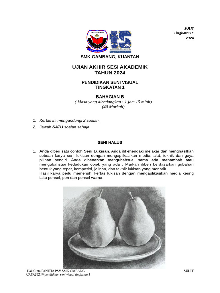 UASA T1 K2 2024 | PDF