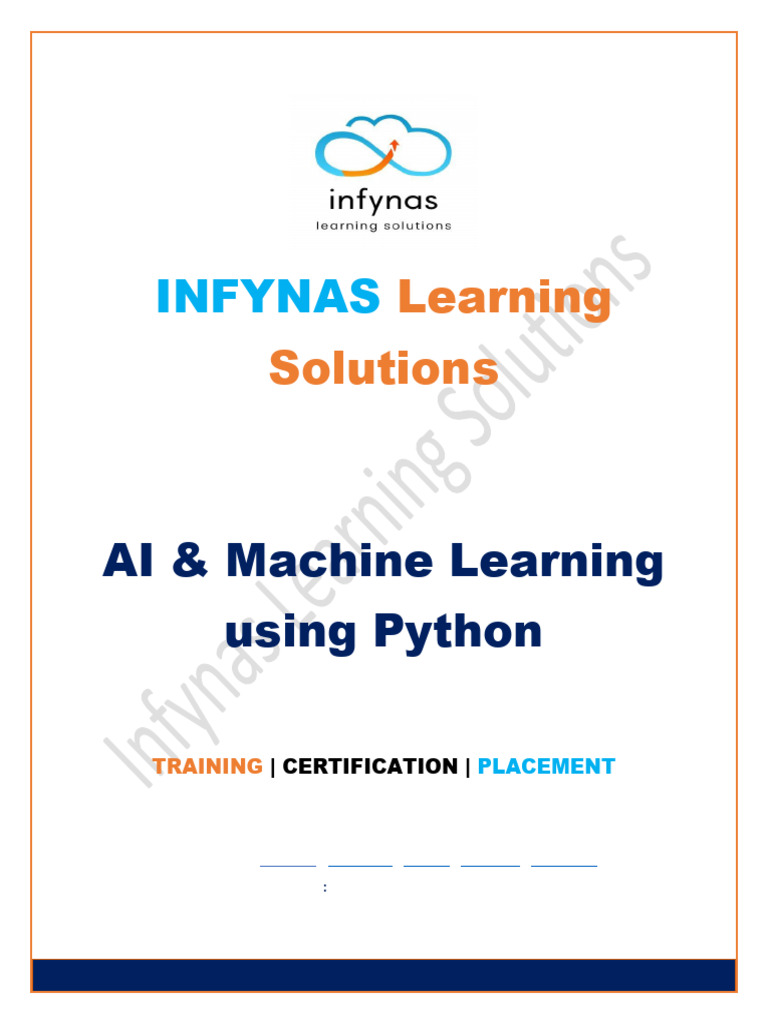 AI & Machine Learning Training Course | PDF | Machine Learning | Cluster Analysis